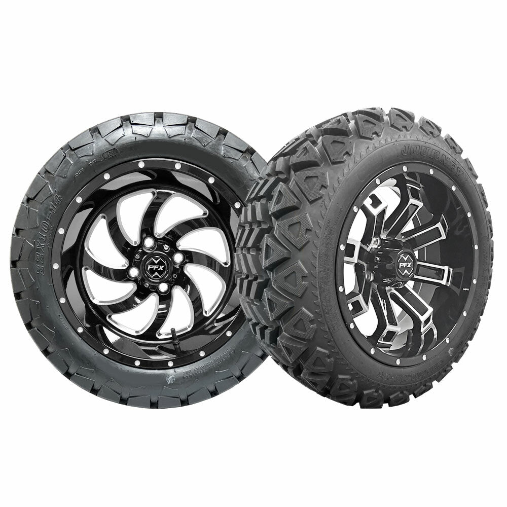 14" Golf Cart Wheels with Off-Road Tires