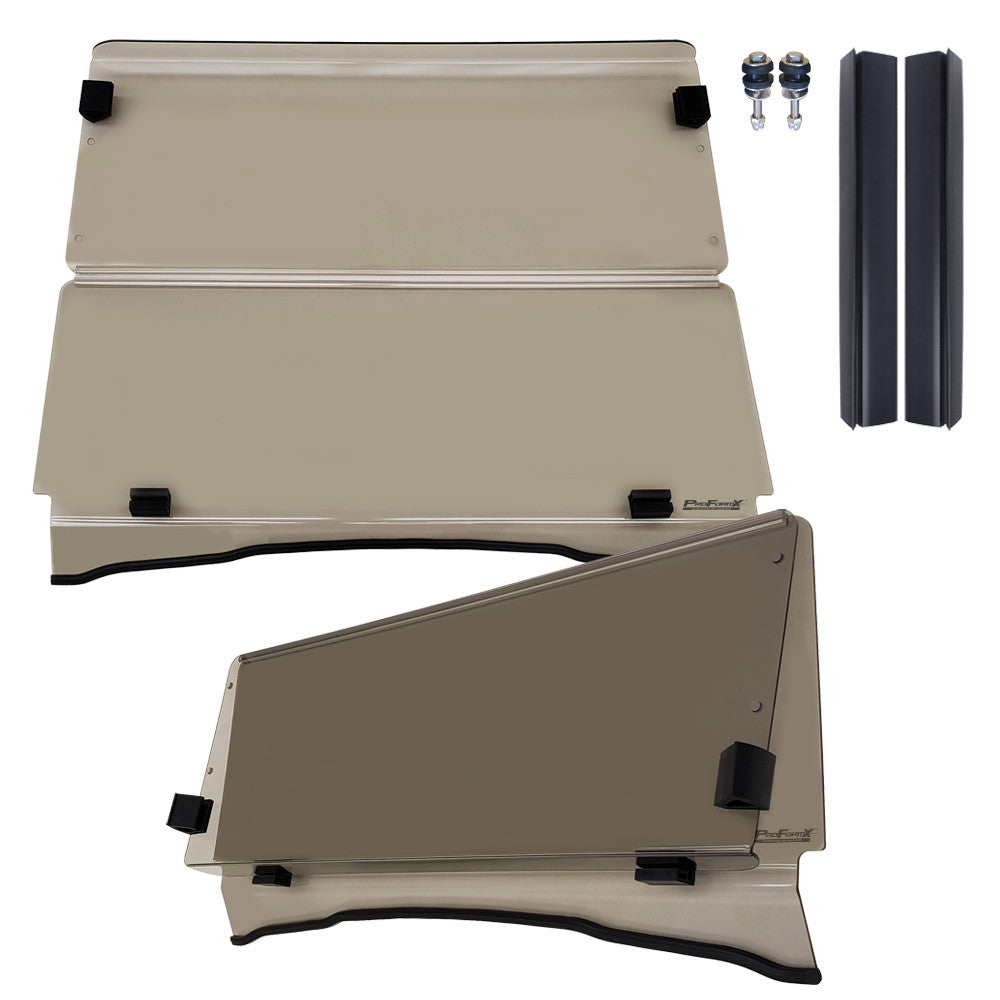 ProFormX Tinted Fold-Down Windshield - Fits E-Z-Go TXT (1994-2013)